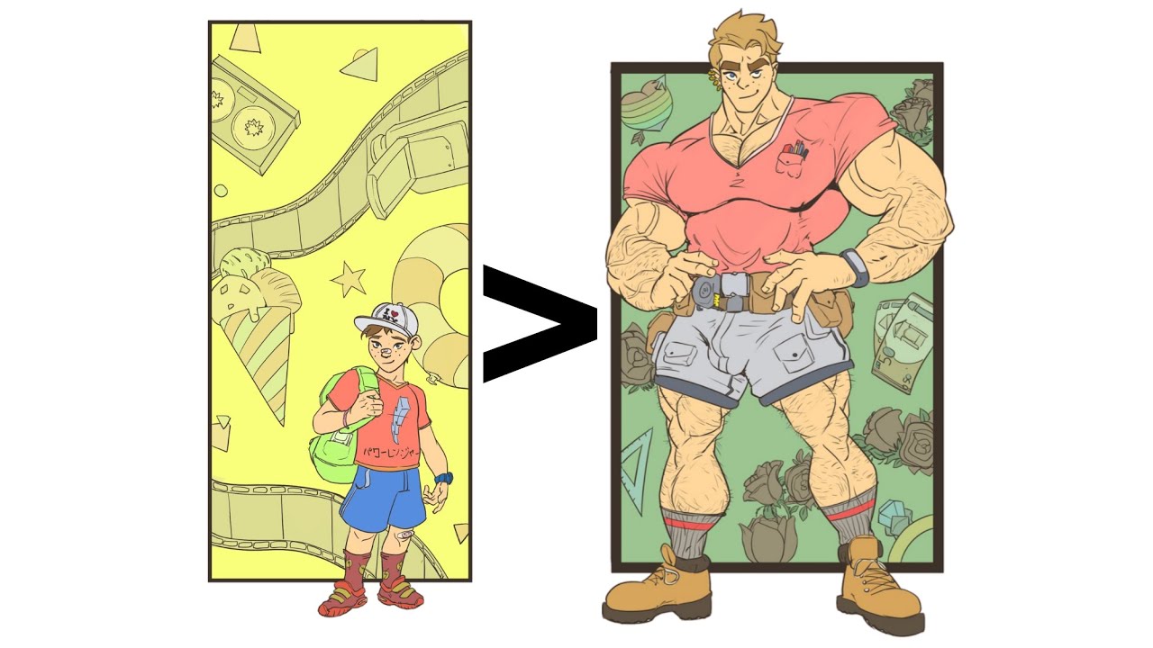 Alex muscle growth progression - YouTube