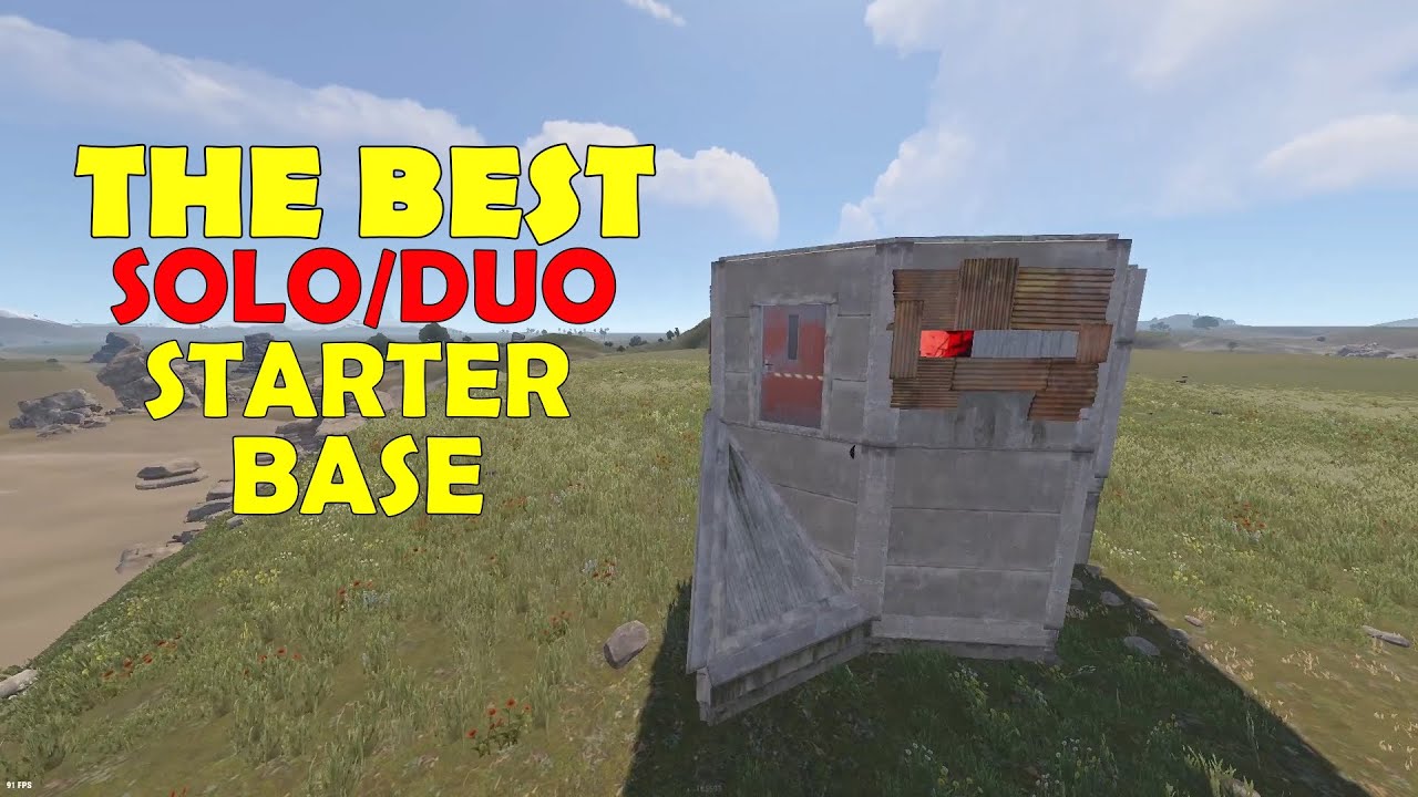 THE BEST SOLO/DUO STARTER BASE - RUST 2024 - YouTube