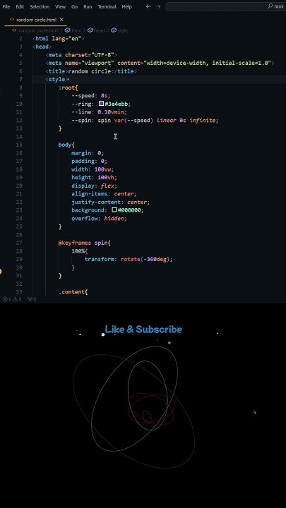 Animation Circle | code.mastermind || #youtube #youtubeand # ...