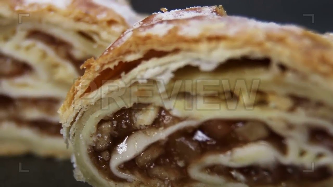 Austrian Strudel Stock Video - YouTube