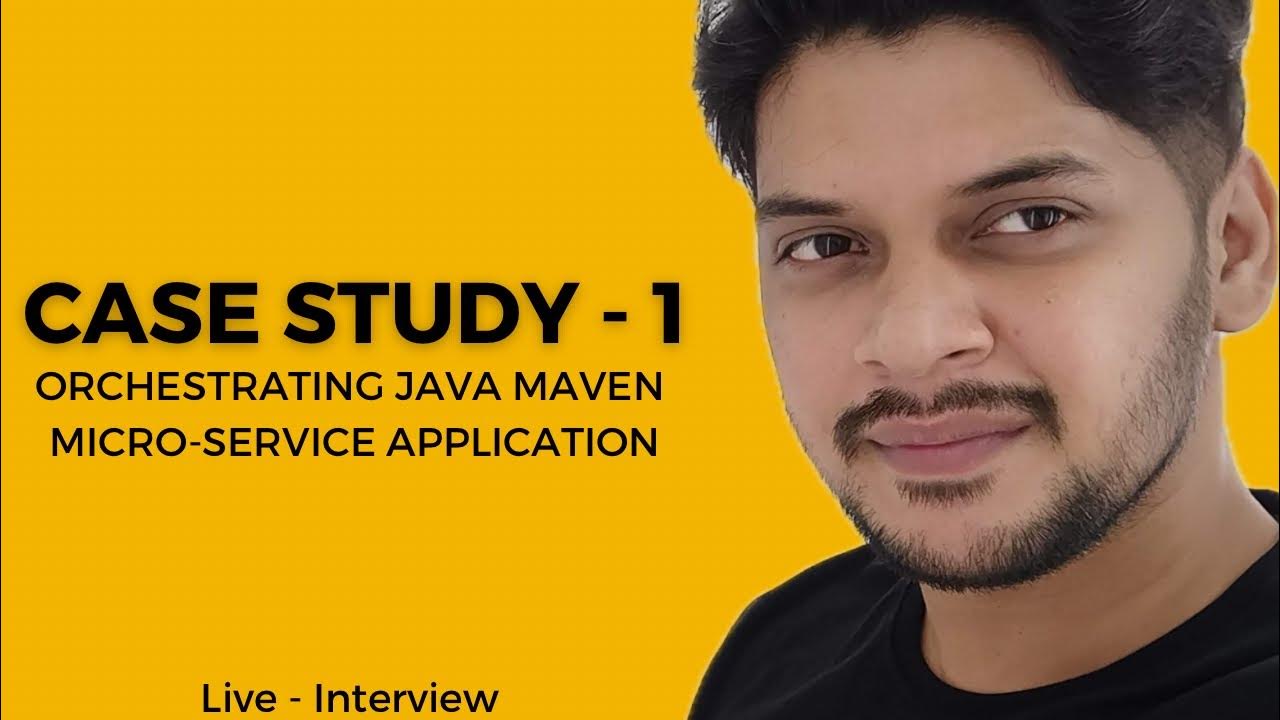 CaseStudy-1: Java (springboot) mvn microservice application end-to-end CI/CD setup and ...