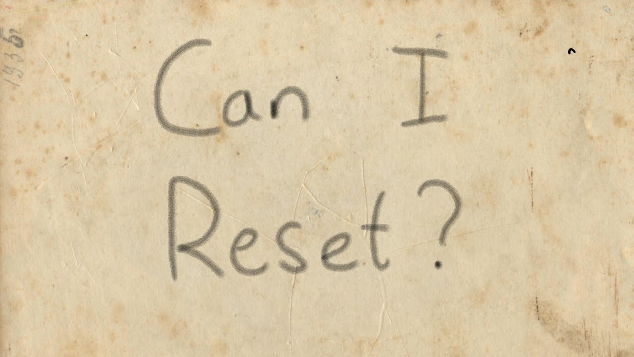 Can I Reset? (Old meme I didn't wanna finish) - YouTube