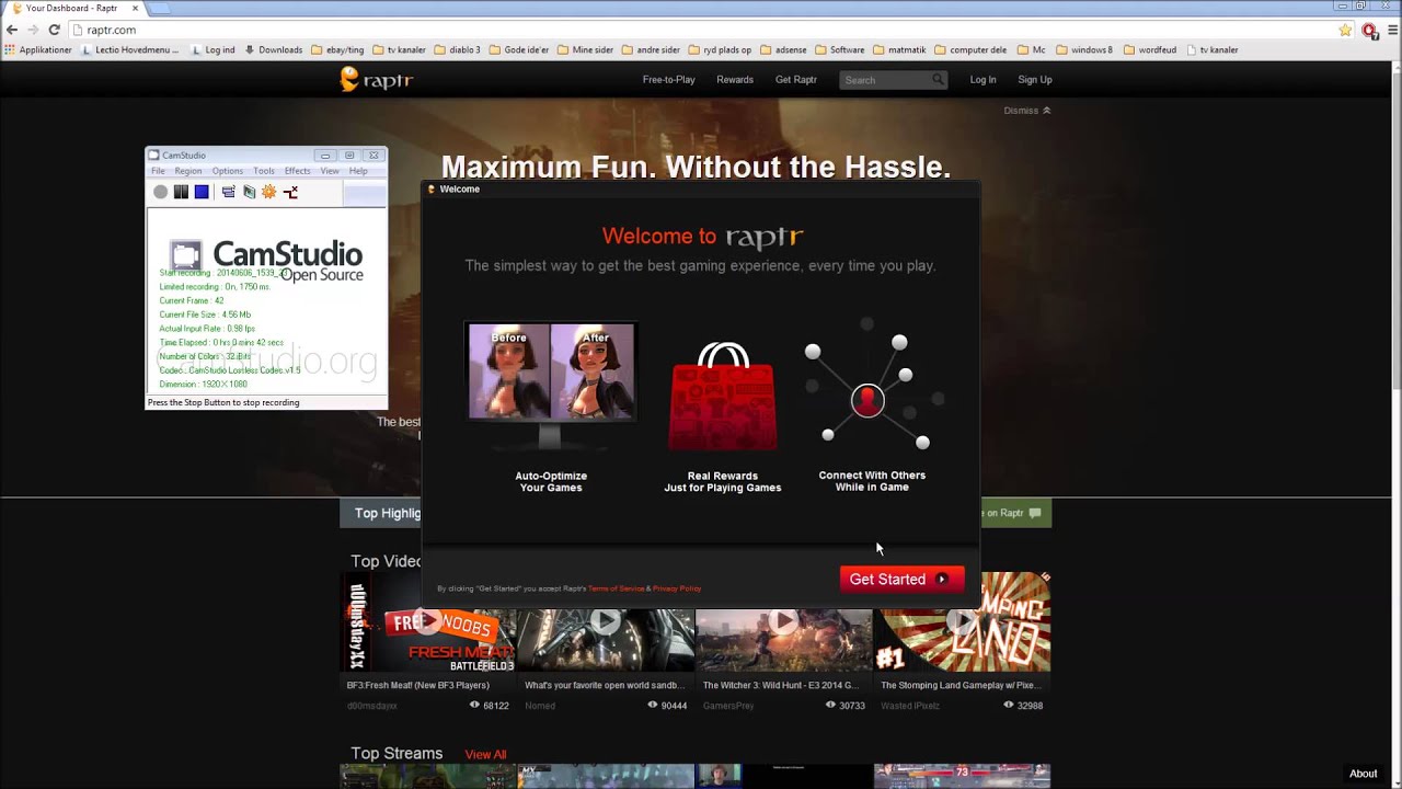 How To Get And Install Raptr - YouTube