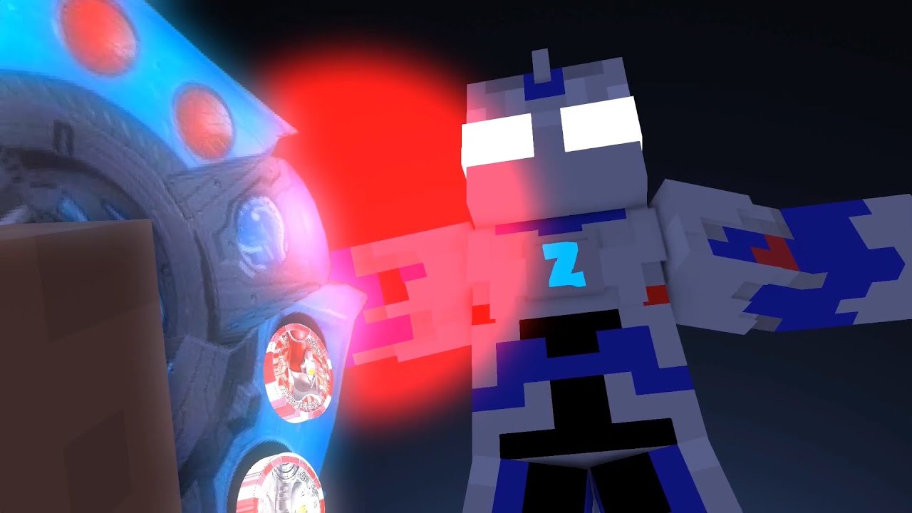 Minecraft: Ultraman Z's Transformation (First Person) - YouTube