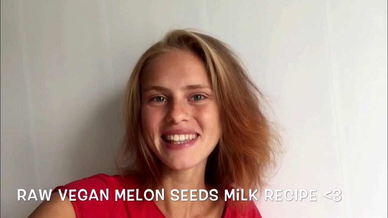 Молоко из дынных семечек! | How to make RAW VEGAN melon seeds milk ...