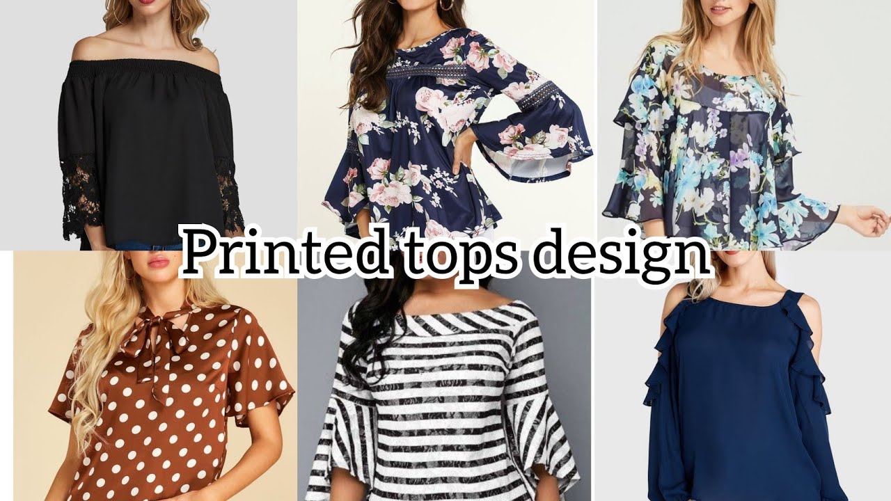 Latest Printed Top Designs 2020 | Jeans Top Style Ideas | Top Designs ...