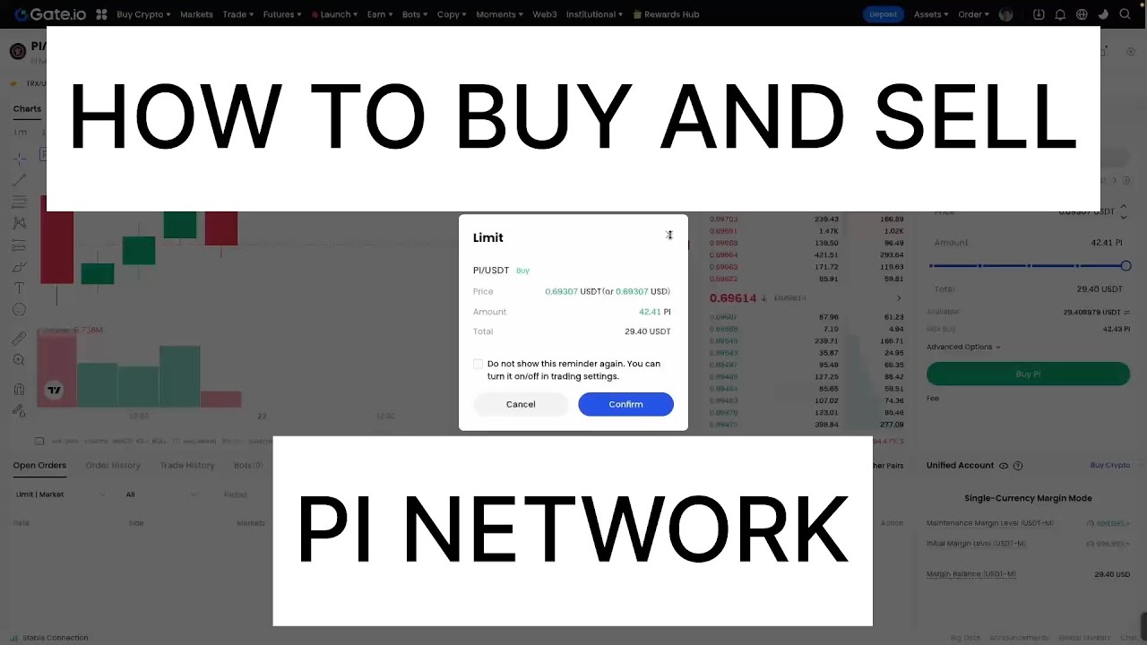 How to buy and sell pi network in gate io - YouTube