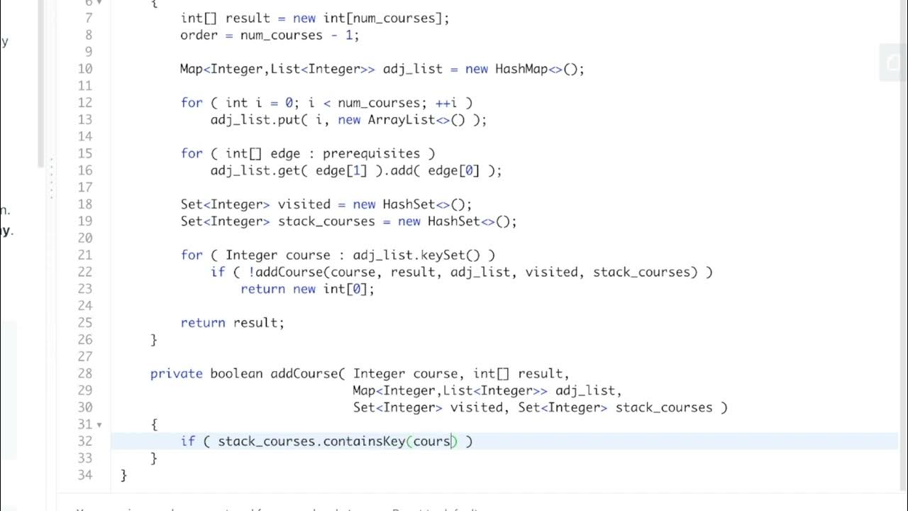 LeetCode 210. Course Schedule II - (DFS) - YouTube