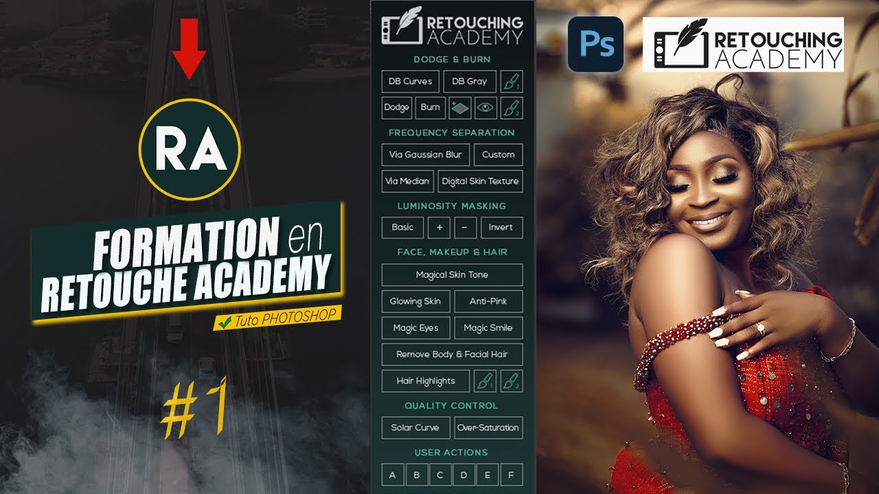 Formation en retouche Academy (Retouching Academy sur Photoshop) - YouTube