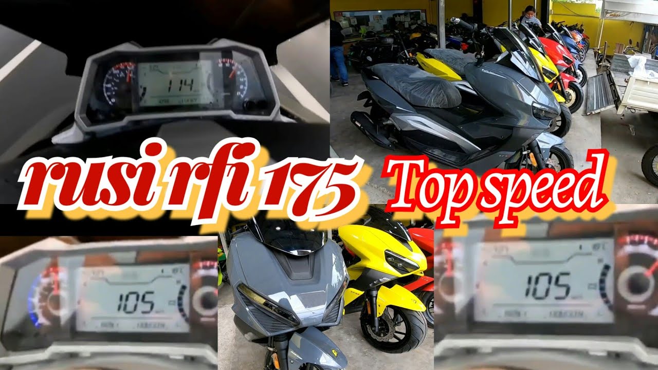 Rusi rfi 175 top speed - YouTube