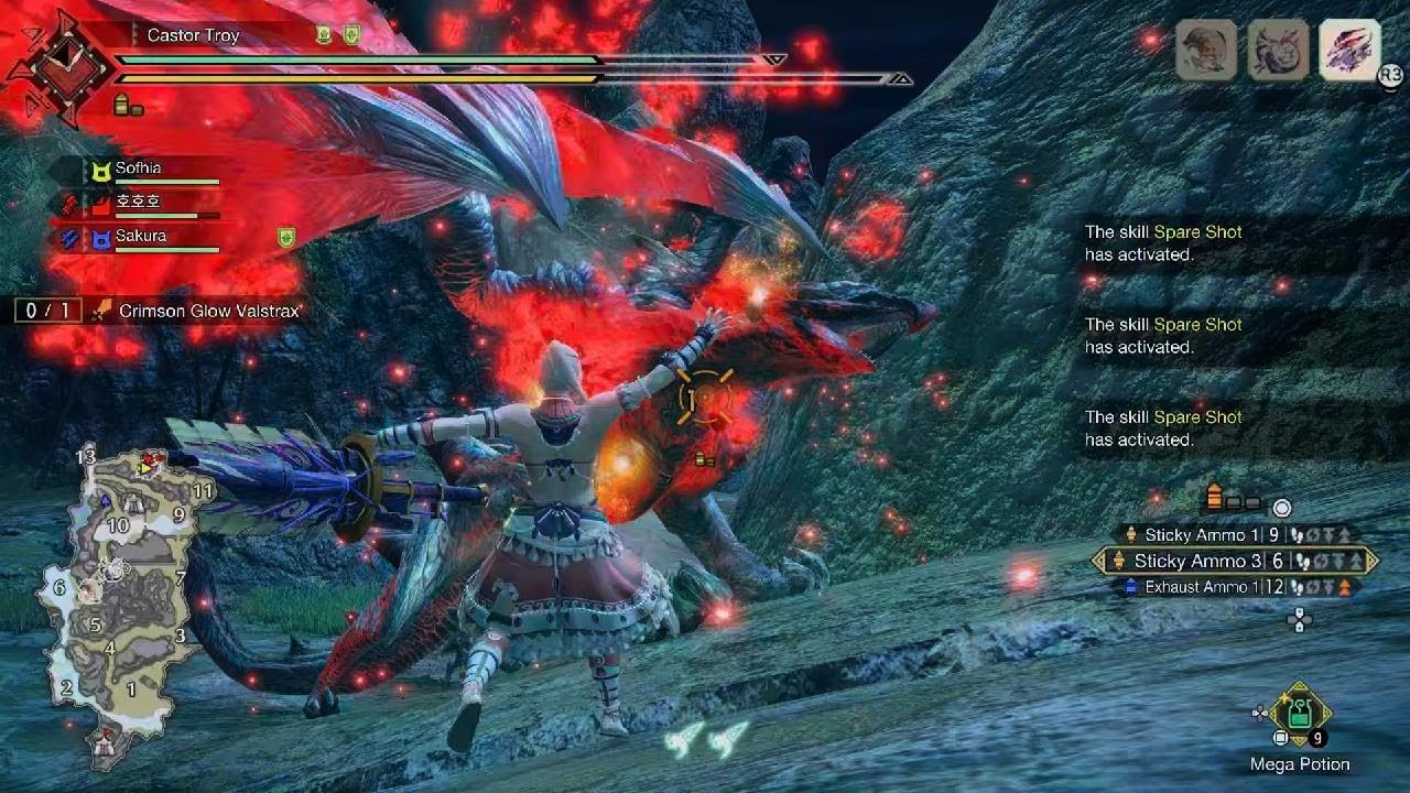 Monster Hunter Rise - Valstrax 1st encounter - YouTube