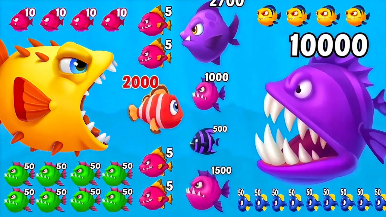 Fishdom 🐟 Monster Fish Attack 😯 Help The Fishdom 🐠 Fishdom Ads Update ...