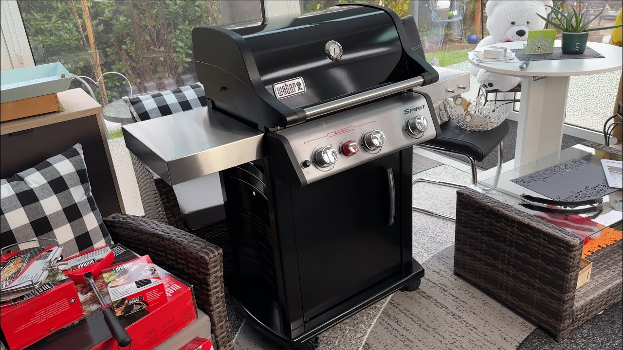 Weber Spirit E-325S GBS Gasgrill mit Sear Zone & Gourmet Grilling ...
