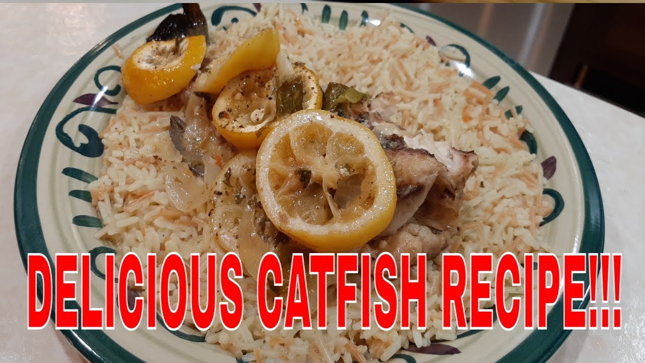 EASY BAKED CATFISH RECIPE- Catch and Cook Bullhead Catfish - YouTube
