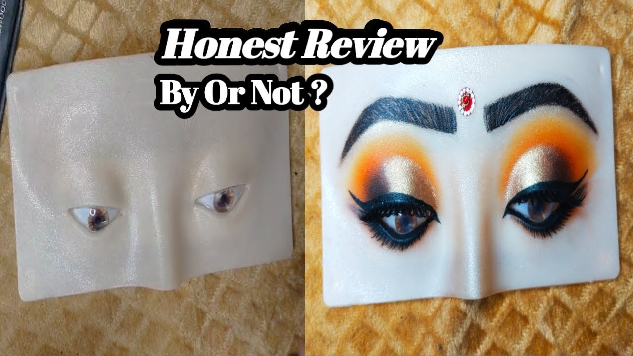 Viral Eye Makeup Practice Board Honest Review // Eye Makeup Mask Review ...
