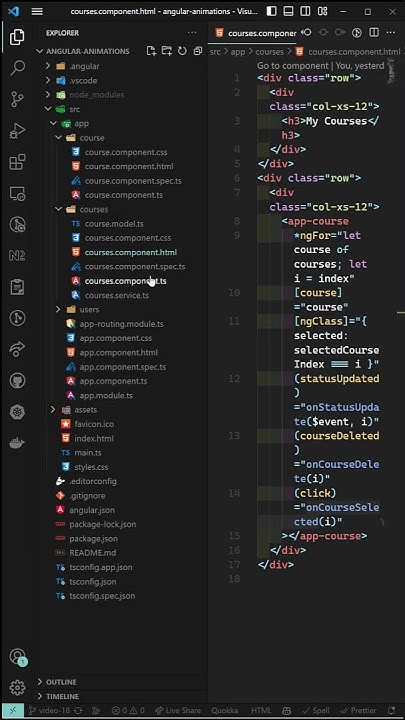 Apply class on clicking component in #angular #leelawebdev - Angular16 - YouTube