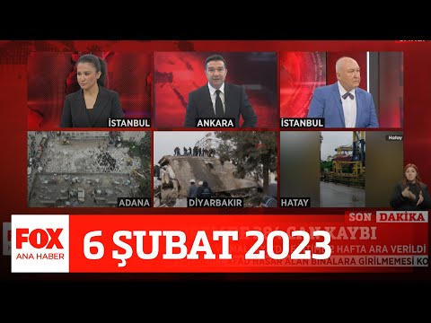 Deprem Felaketi... 6 Şubat 2023 FOX Haber Özel Yayını 1. Kısım