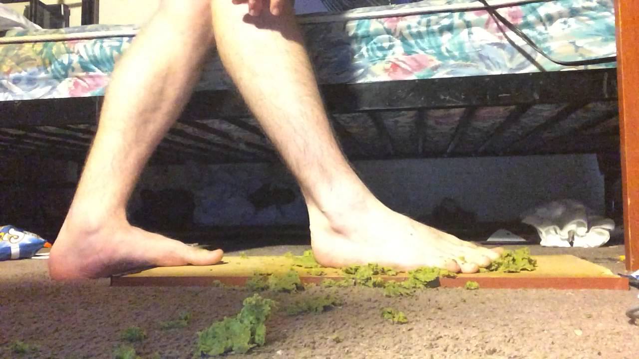 Stinky feet squish cactus pulp - YouTube