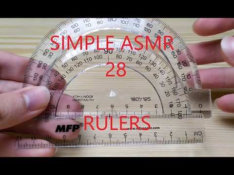 SIMPLE ASMR 28 - RULERS - YouTube