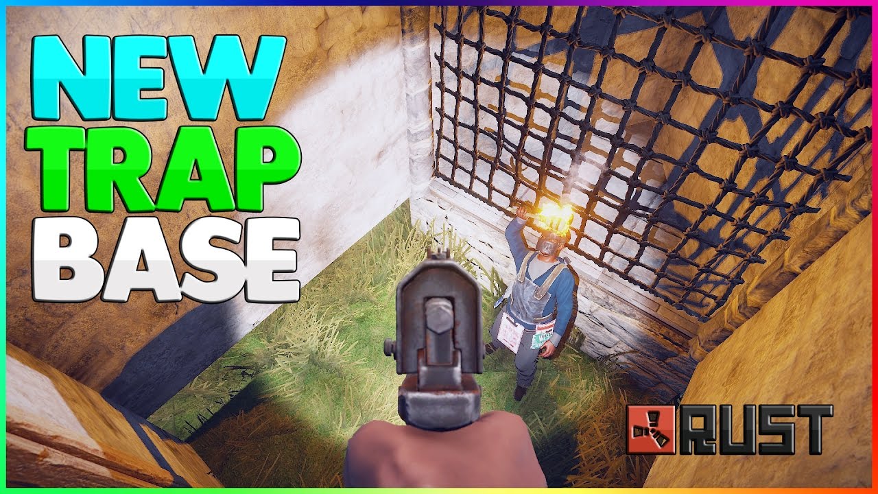 RUST | NEW (NEVER SEEN BEFORE) Netted Wall TRAP Base - YouTube