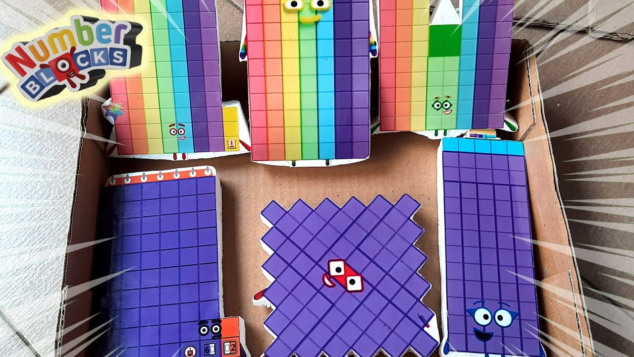 Box Full of MYSTERY Numberblocks 60 405 Step SQUAD New Meta - ASMR ...