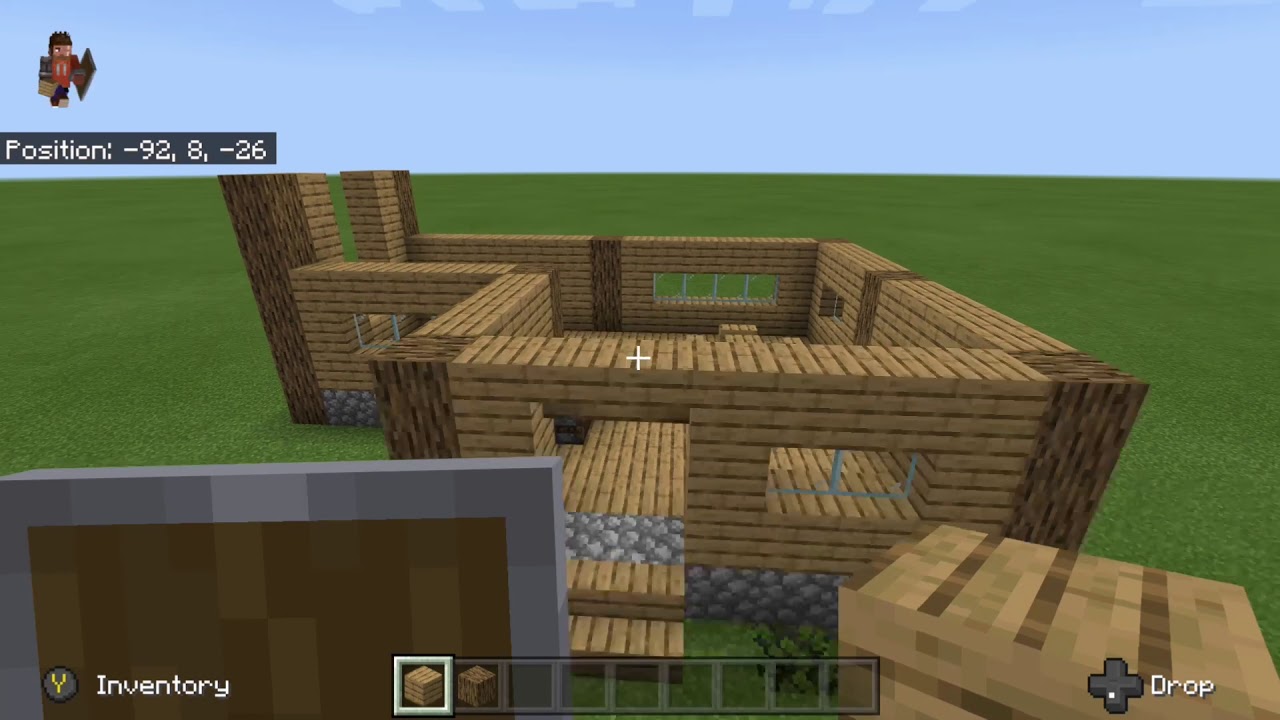 Easy house to build in Minecraft #1 - YouTube