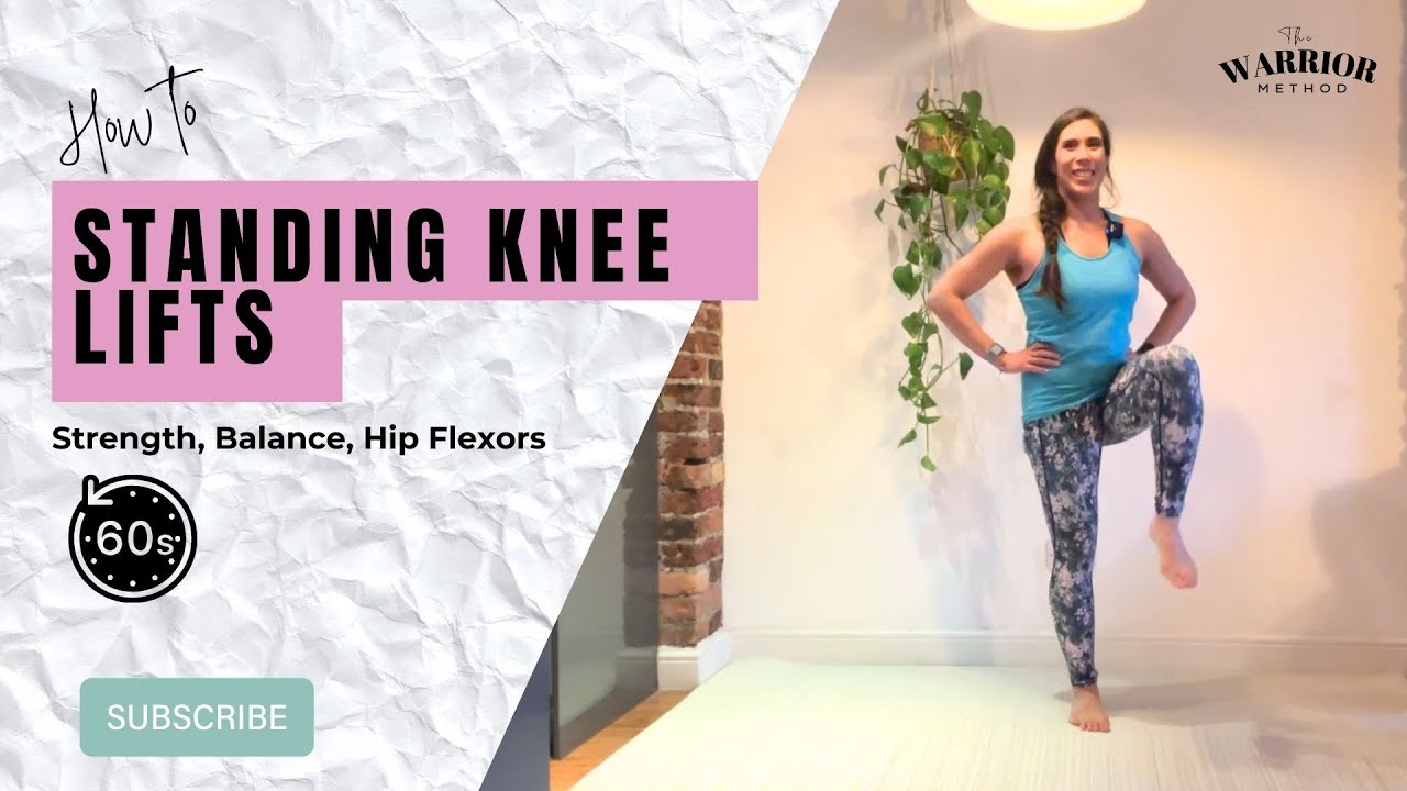 Standing Knee Lifts for Strength & Balance (60 seconds) - YouTube