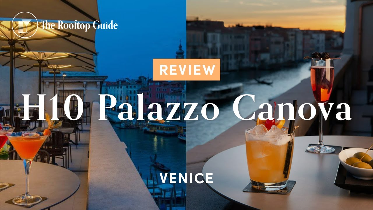La Terrazza Bar at H10 Palazzo Canova - Review - YouTube