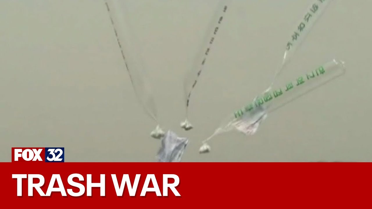 Trash War escalates between North and South Korea - YouTube