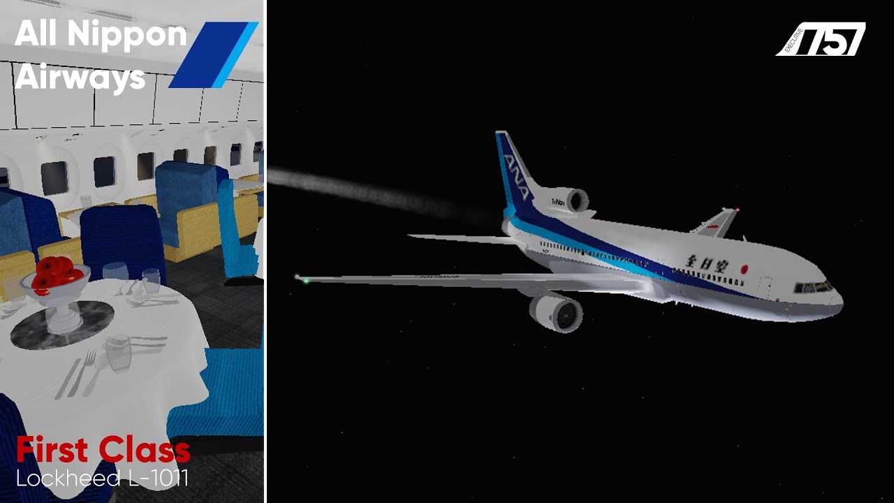 ROBLOX | All Nippon Airways | First Class | Lockheed L-1011 - YouTube