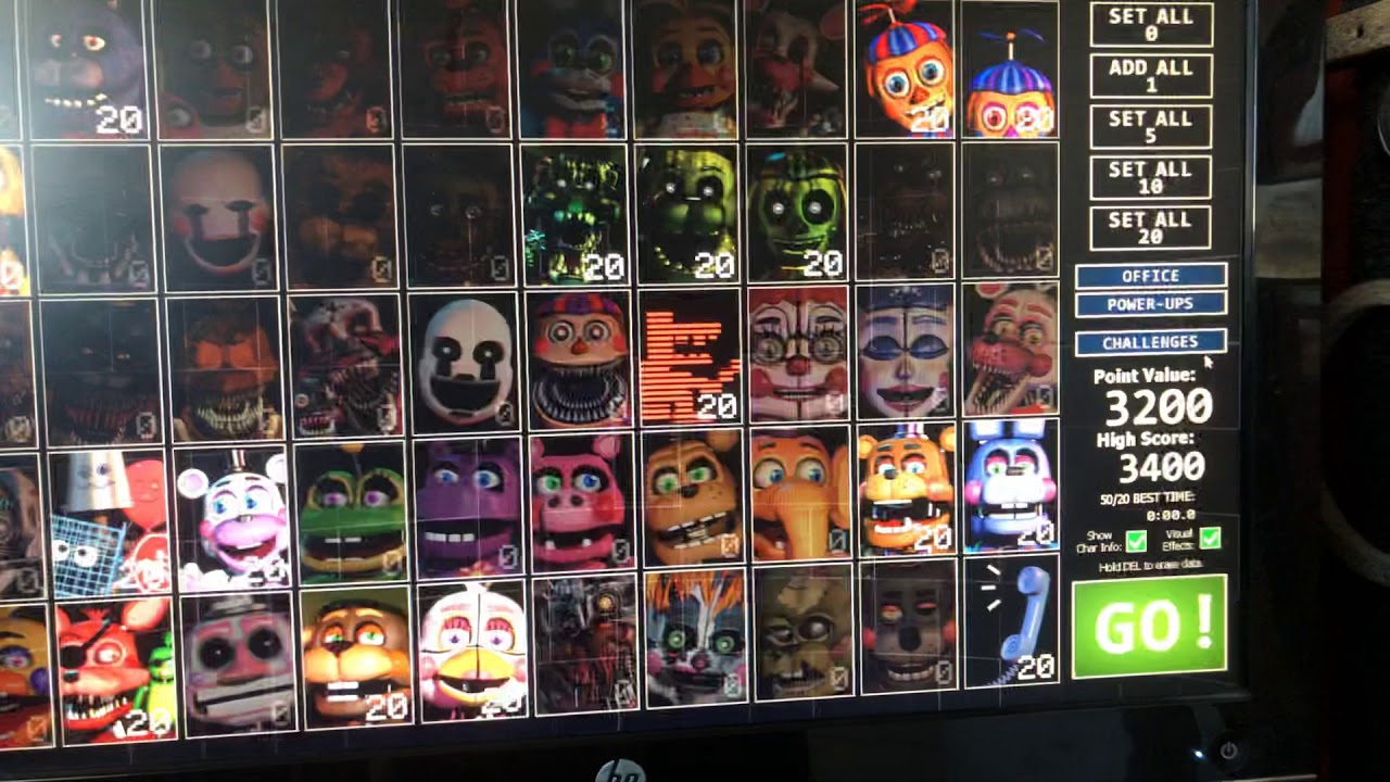 The top 15 easiest animatronics in fnaf ultimate custom night. | ucn ...