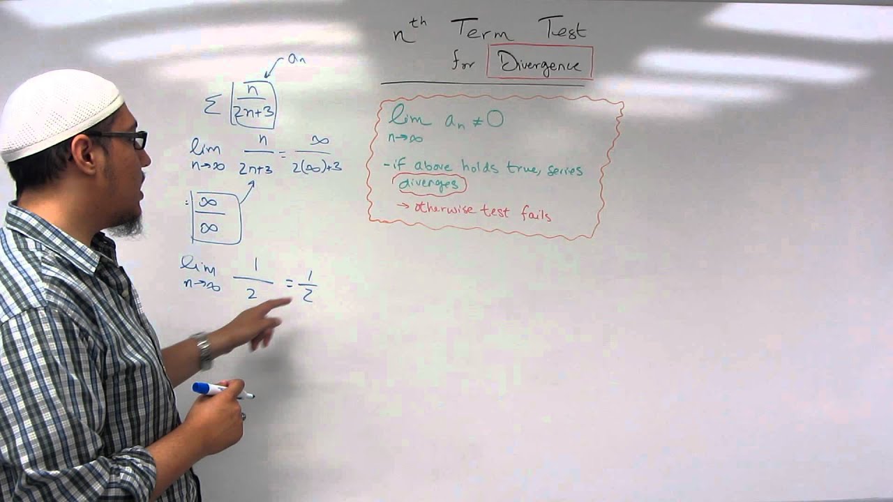 Calc II: nth Term Test for Divergence - YouTube