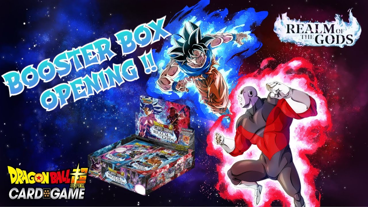 MORE REALM OF THE GODS BOOSTER BOX OPENING DRAGON BALL SUPER CARD GAME ...