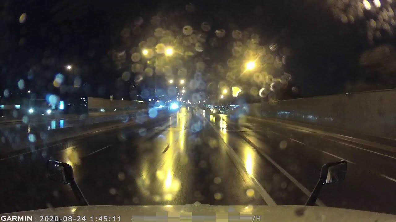 Rainy night drive across Ottawa - YouTube