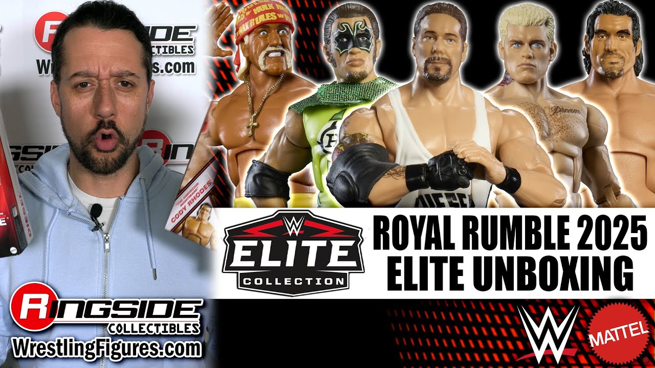 Ringside Collectibles Unboxing: WWE Royal Rumble 2025 Elite Full Set of ...