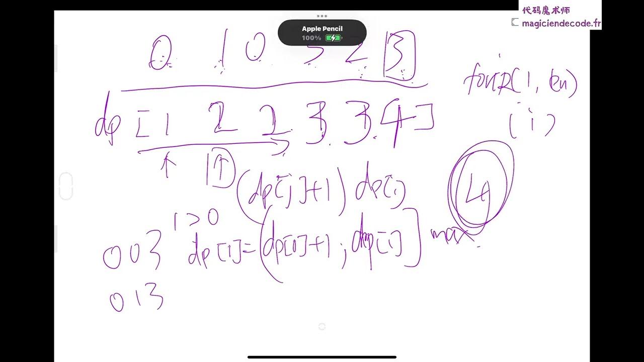 DP 动态规划 LIS Longest Increasing Subsequence 0069 - YouTube
