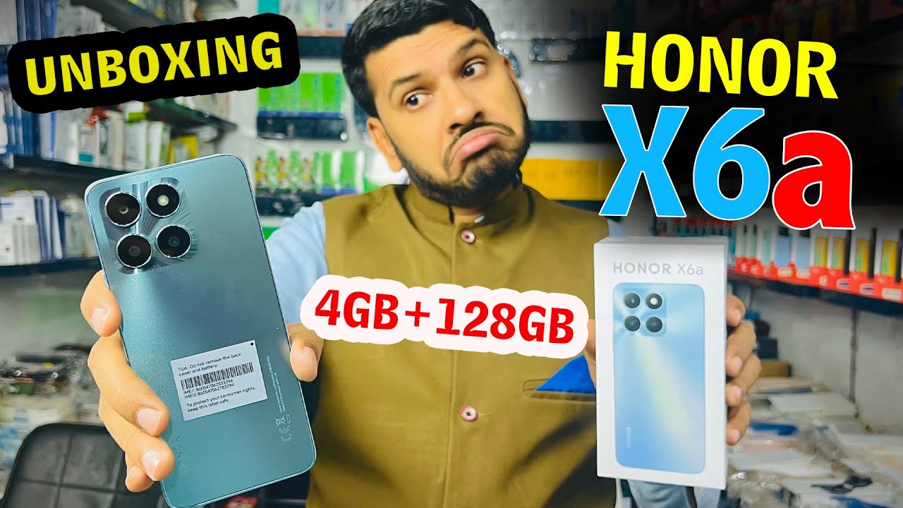Honor X6a Unboxing & Review !! Price In Pakistan - YouTube