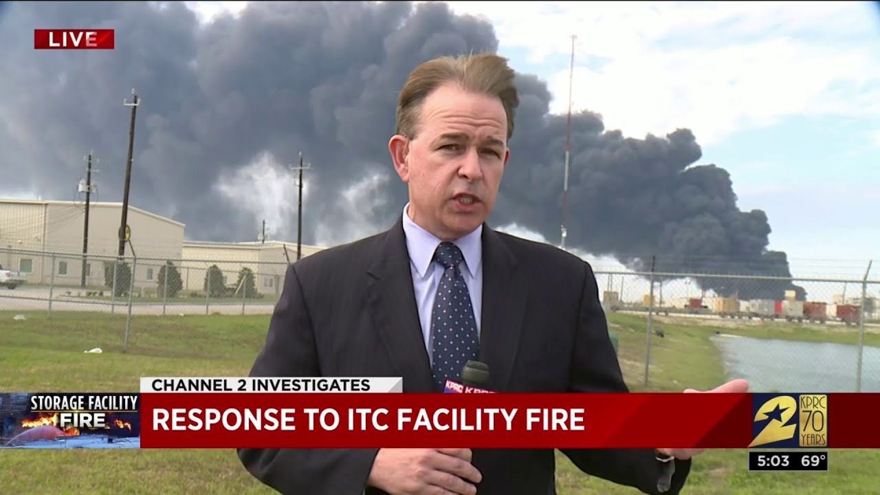 Response to ITC facility fire - YouTube