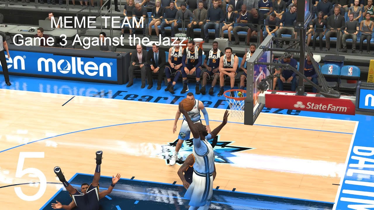 The MEME TEAM Relocation Rebuild on NBA 2K20 Part 4- Big Games From The ...