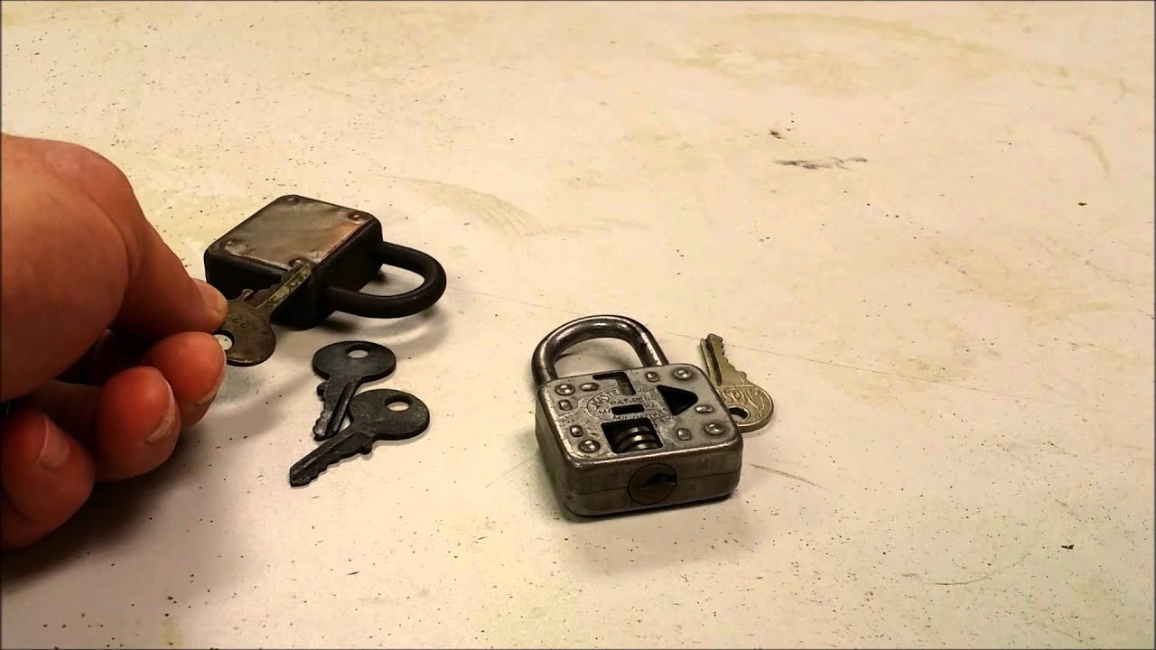 Master Lock Cutaway Made with a Blow Torch - YouTube