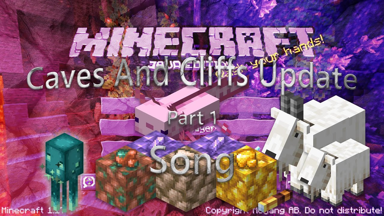 Minecraft 1.17 Song - Be Brave In The Caves - Music Video - YouTube
