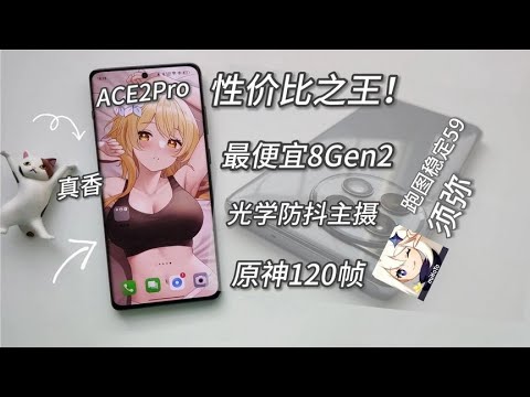 【窮】2999元8Gen2手机！一加ACE2 Pro体验报告，120hz电竞屏，须弥59帧 - YouTube