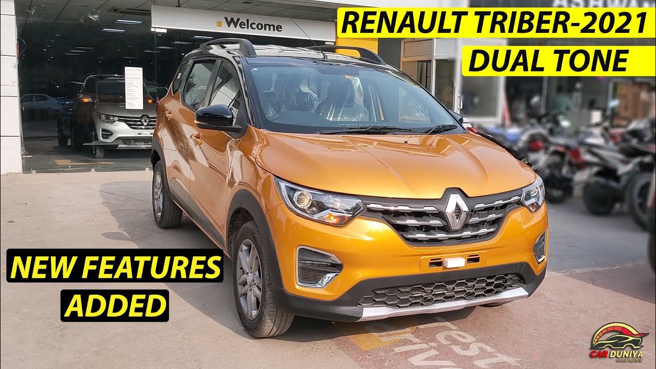 New Renault Triber 2021 RXZ Dual Tone Colour ! New Features Added ...