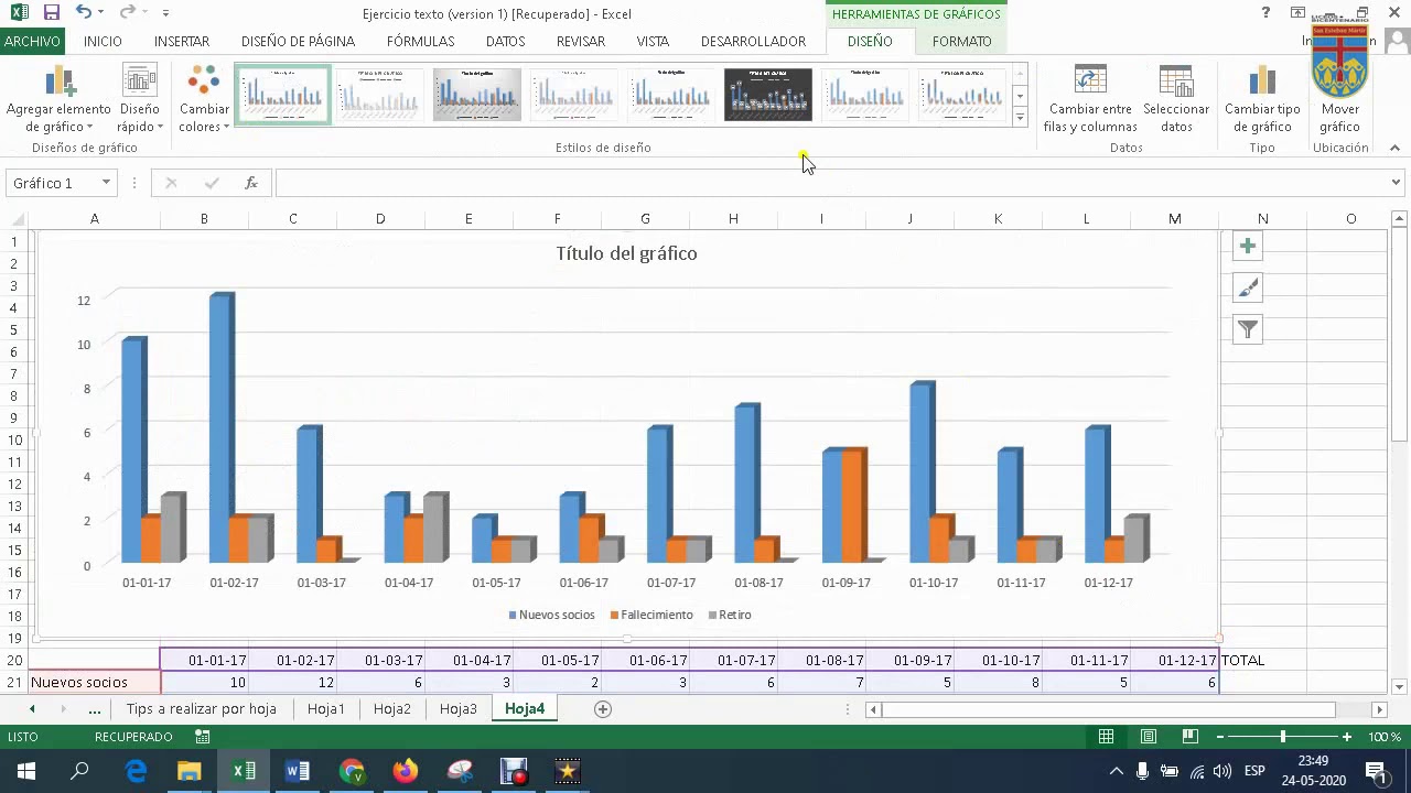 Aprendiendo A Insertar Un Grafico En Excel Grafico Excel Images Aprendiendo A Insertar Un Grafico En Excel Grafico Excel Images