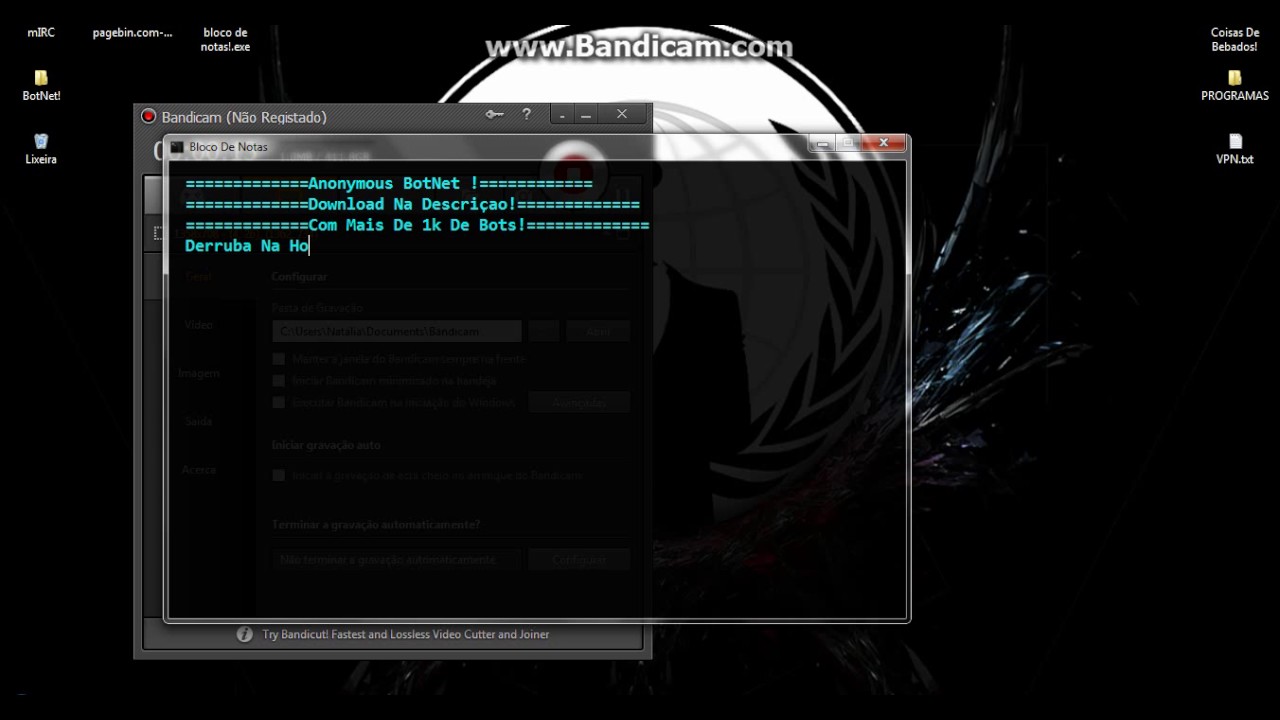 Anonymous Botnet Youtube
