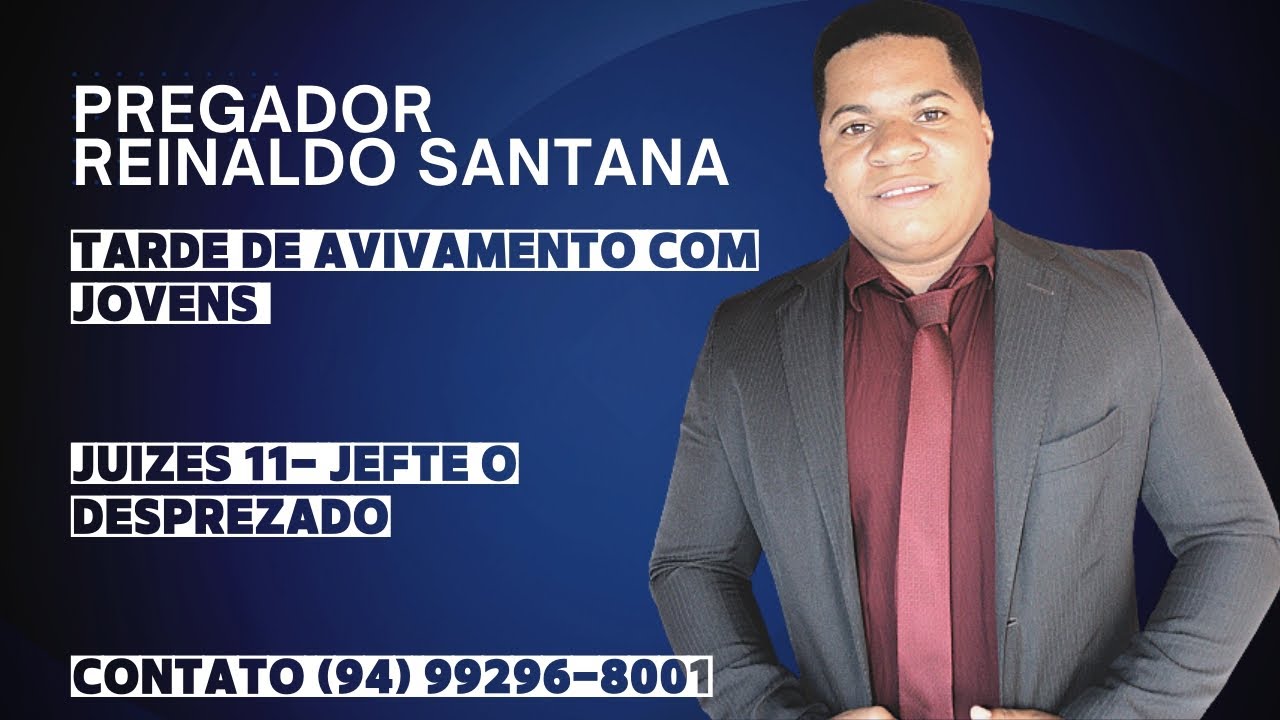 TARDE DE AVIVAMENTO COM JOVENS/Pregador Reinaldo Santana - YouTube
