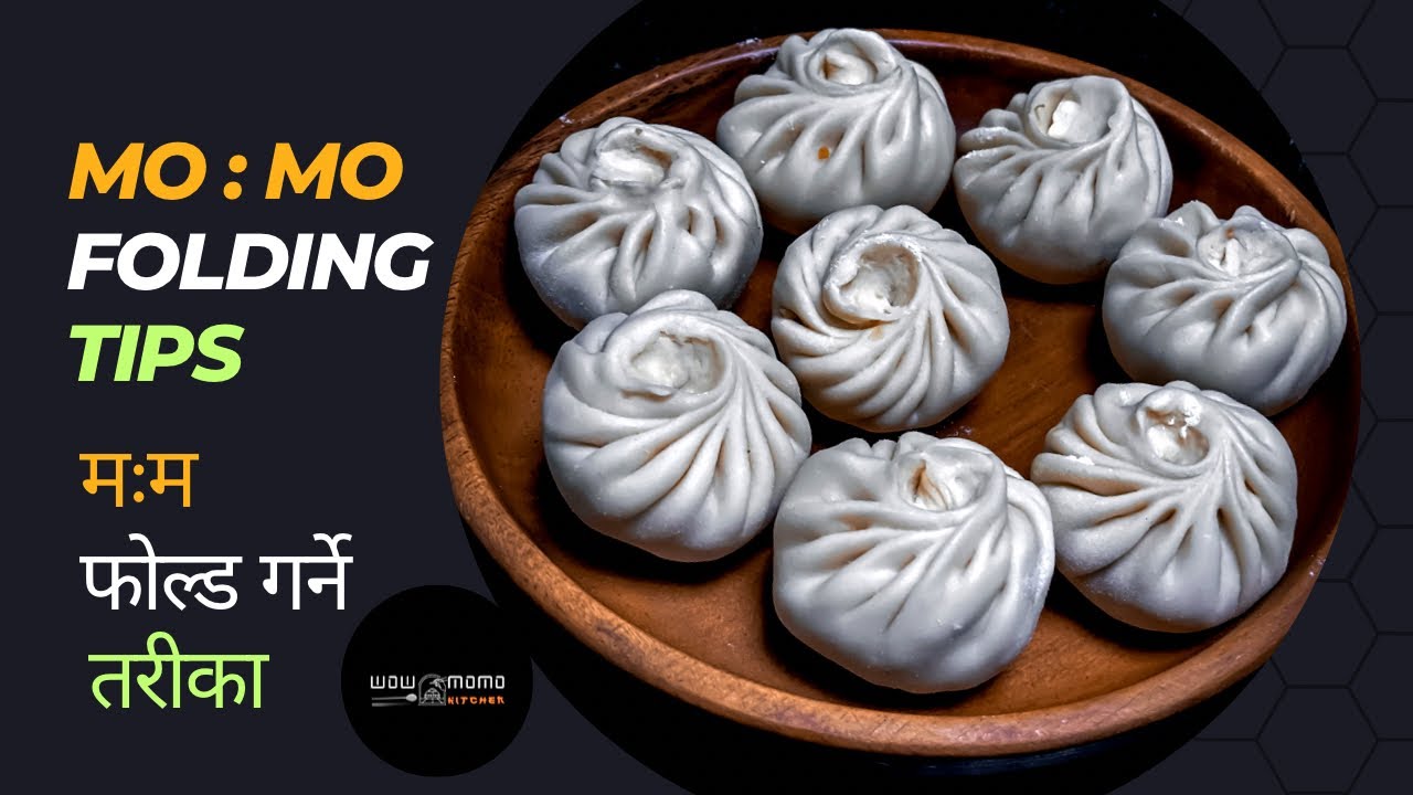 How To fold/Wrap MoMo [ Dumpling] | Step By Step | म:म बनाउने तरीका ...