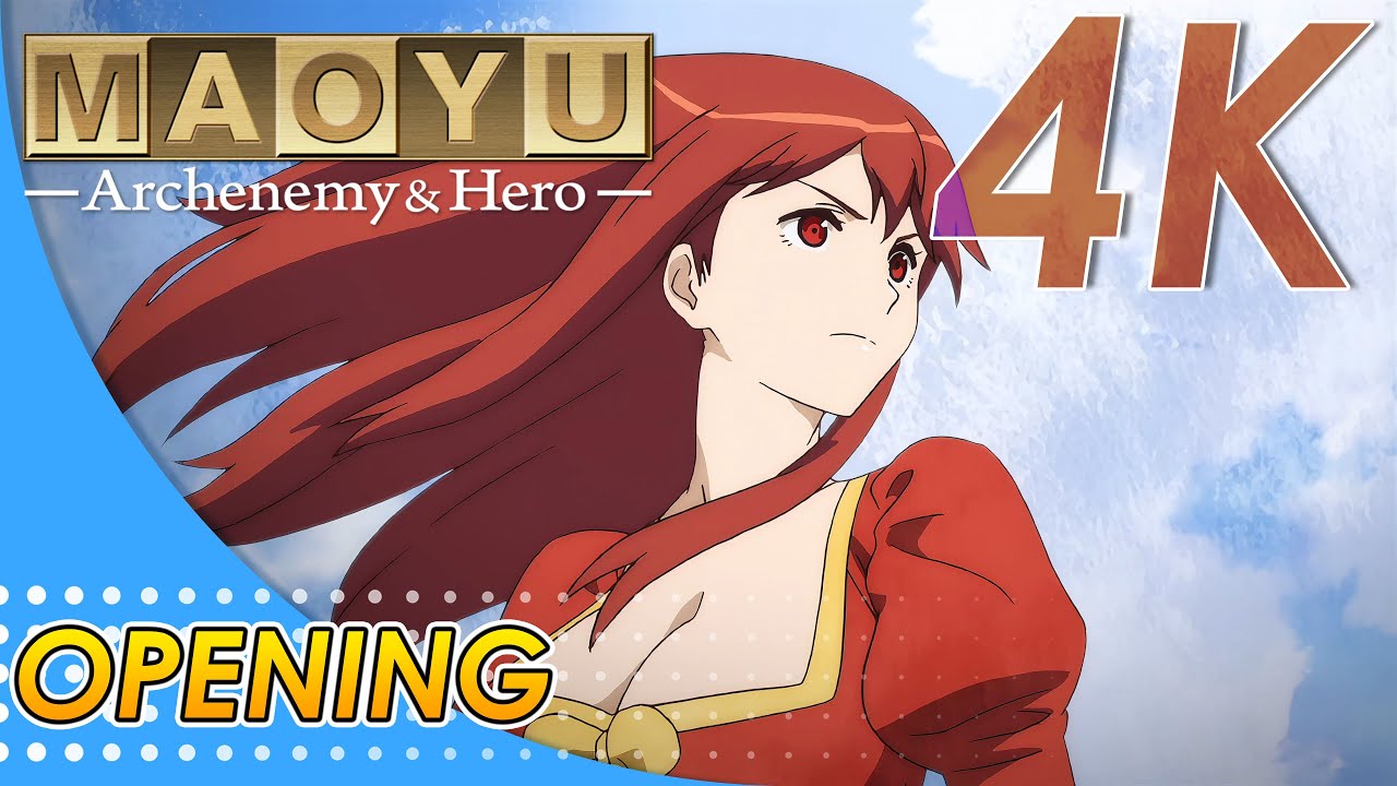 Maoyuu Maou Yuusha Opening | Creditless | 4K 60FPS Remastered - YouTube