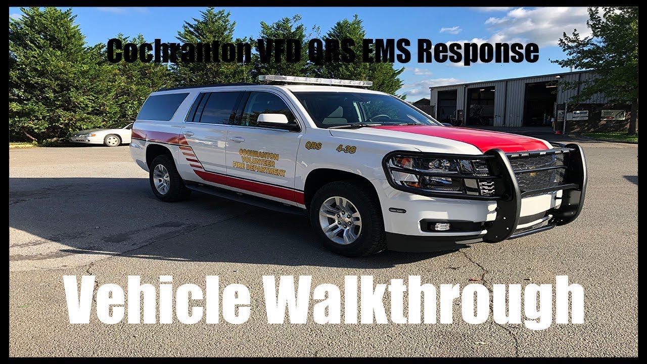 Cochranton Volunteer Fire Department QRS EMS Response | Vehicle ...
