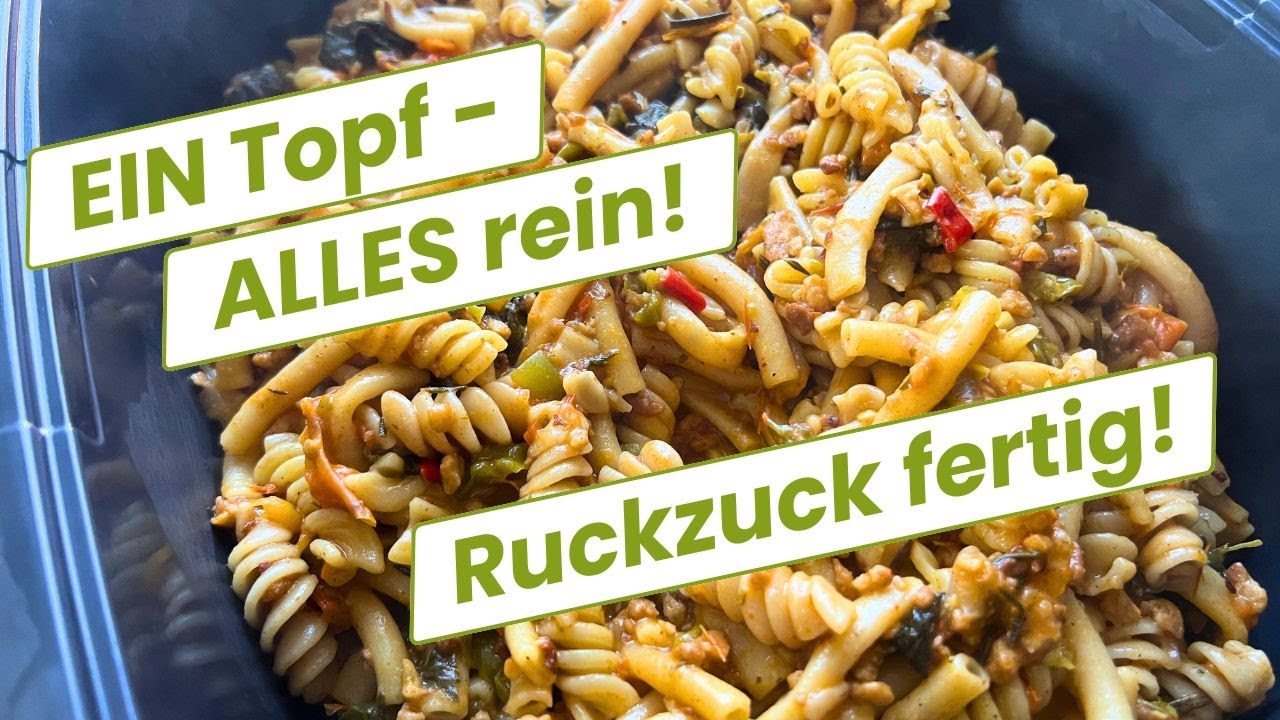 Schnelles Reste-Essen mit nur einem Topf: Zig Varianten! (One Pot ...